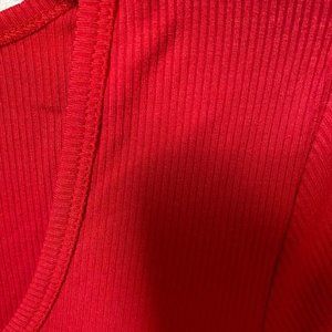 bebe | Tops | Red Bebe Tee W Rhinestones Sz S | Poshmark